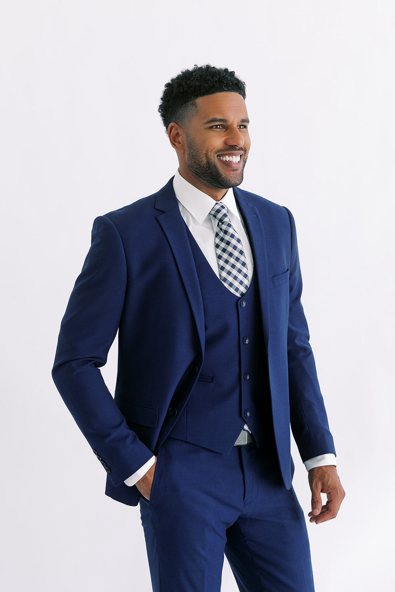 Blue Ultra Slim Stretch Suit – Taylor and Black